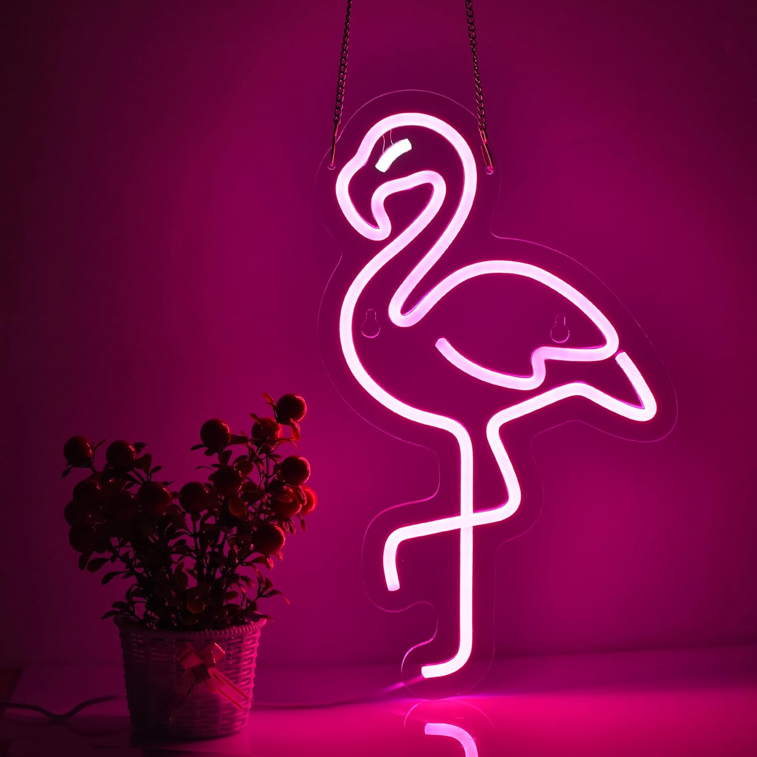Flamingo Neon Sign for Bars and Rooms – Vibe Neon Signs